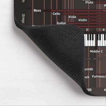 Audio Frequency Graph Mousepad | Zazzle