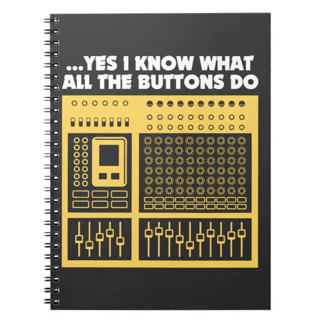 Audio Sound Engineer - Music DJ Turntable Notebook | Zazzle