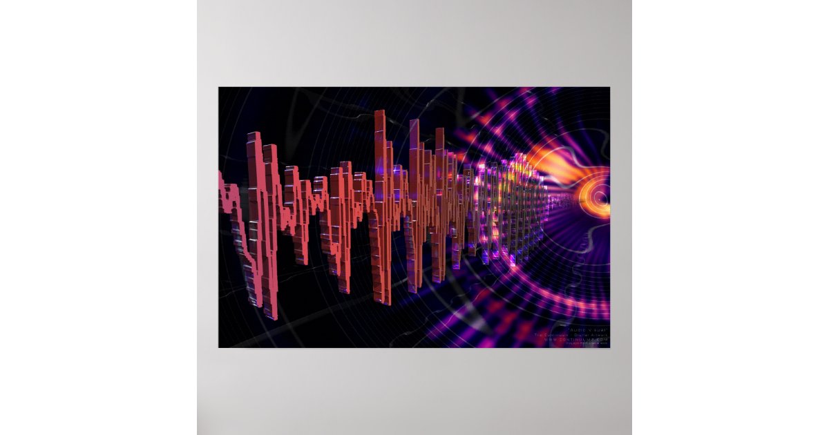 Audio Visual Poster | Zazzle