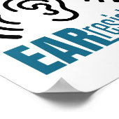 Audiologists Are Ear Resistible Funny Audiology Poster | Zazzle