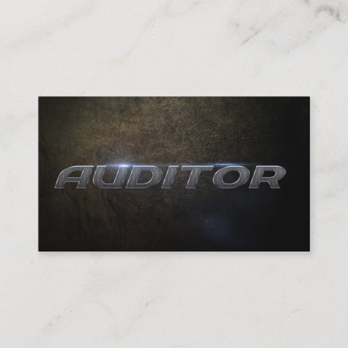 Auditor Business Card | Zazzle.com