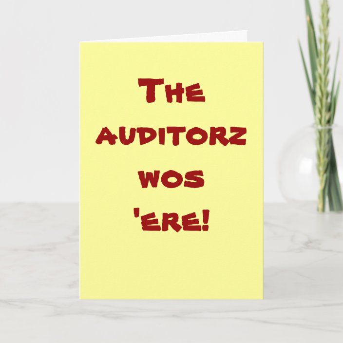 Auditor | Thank You | Auditing Graffiti Slogan | Zazzle.com