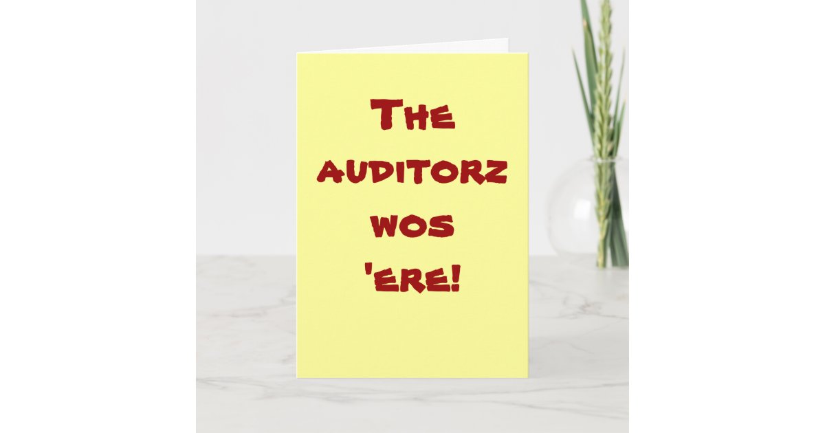 Auditor | Thank You | Auditing Graffiti Slogan | Zazzle