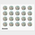 Audubon Yellow Billed Cuckoo Classic Round Sticker | Zazzle