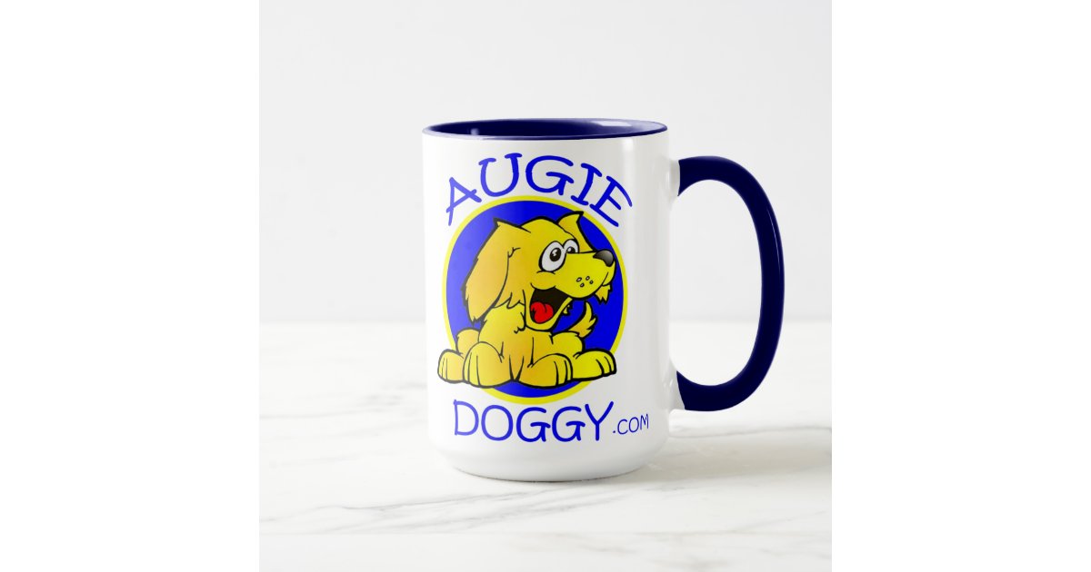 Augie Doggy Cartoon Logo Coffee Mug | Zazzle