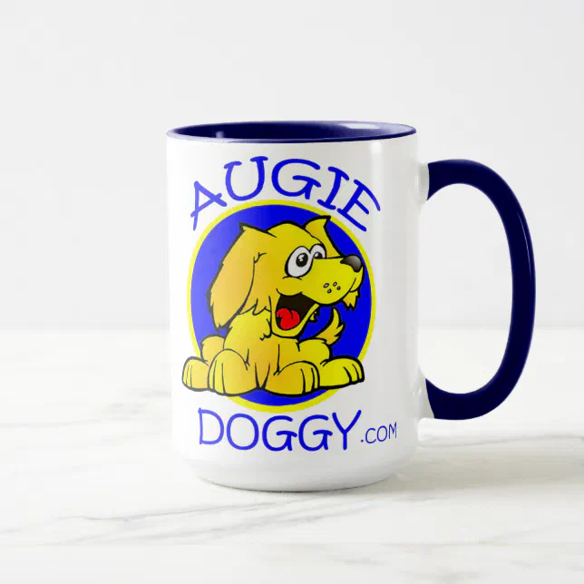 Augie Doggy Cartoon Logo Coffee Mug | Zazzle