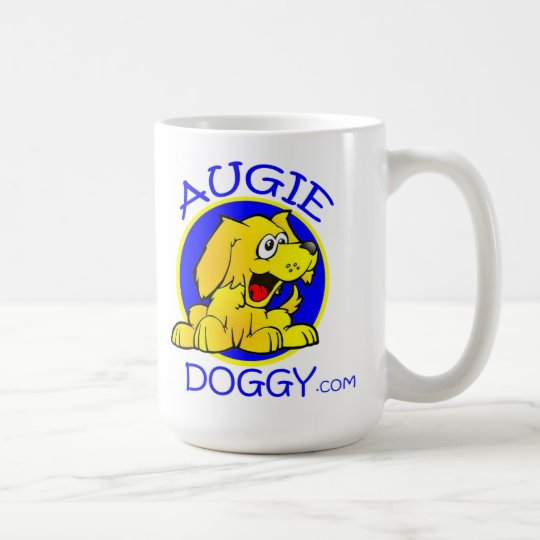 Augie Doggy Cartoon Logo Mug | Zazzle.com