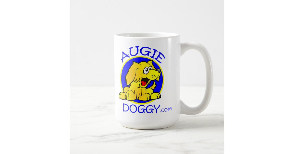 Augie Doggy Cartoon Logo Mug | Zazzle