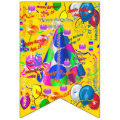 August, 19 Birthday Bunting Banner | Zazzle