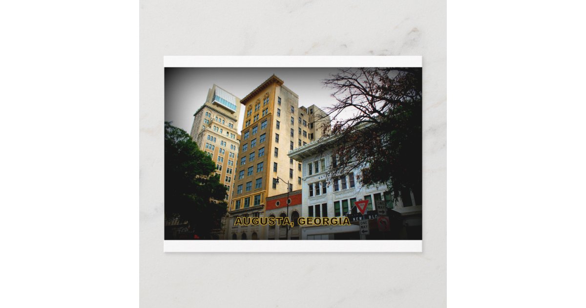AUGUSTA, GEORGIA POSTCARD | Zazzle
