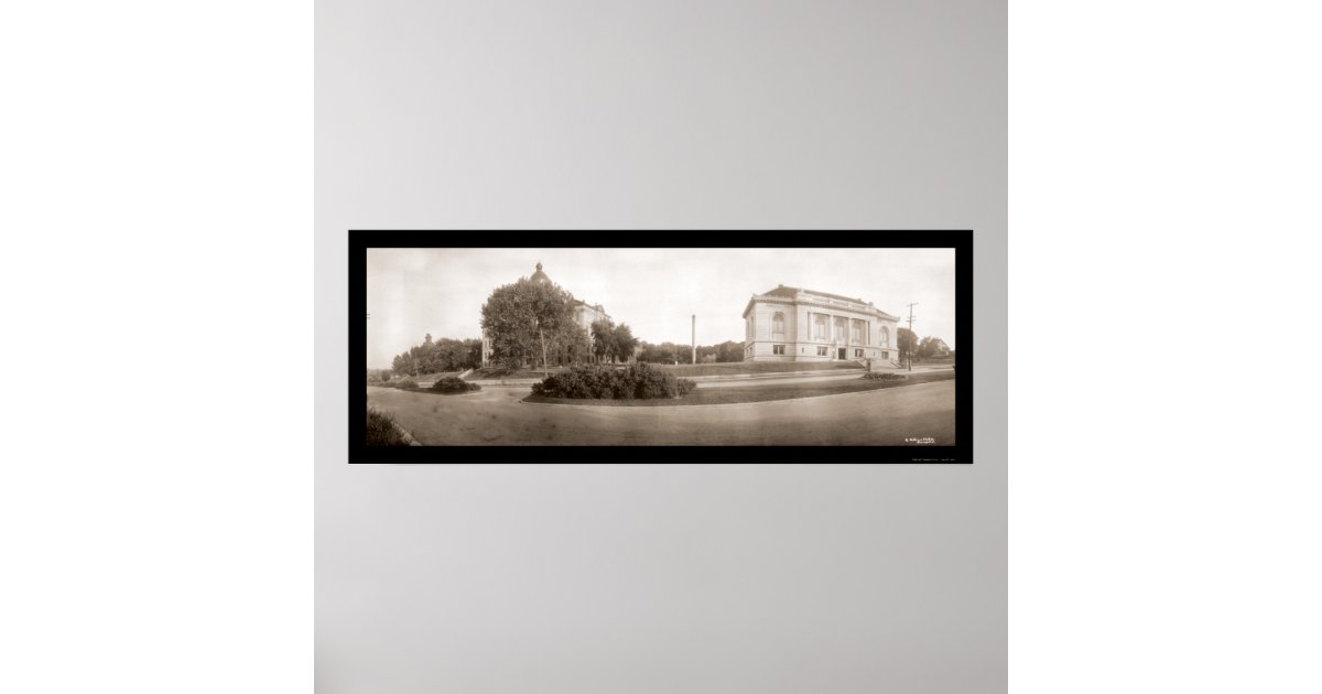 Augustana College LG Photo 1914 Poster | Zazzle