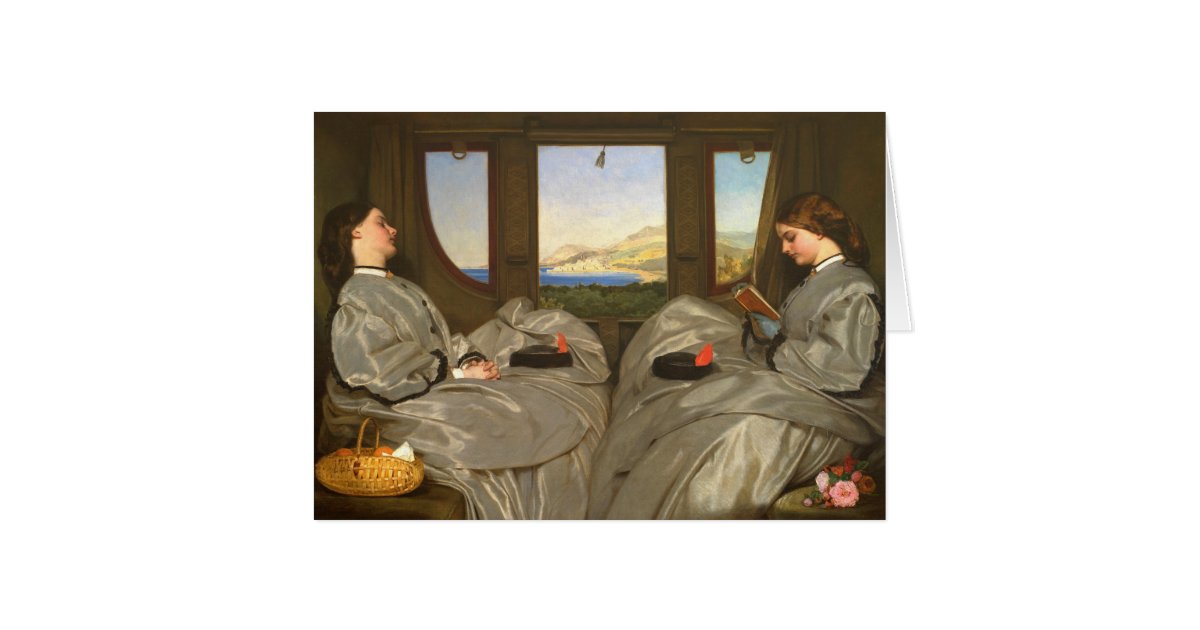 Augustus Egg The Travelling Companions CC0457 Card | Zazzle