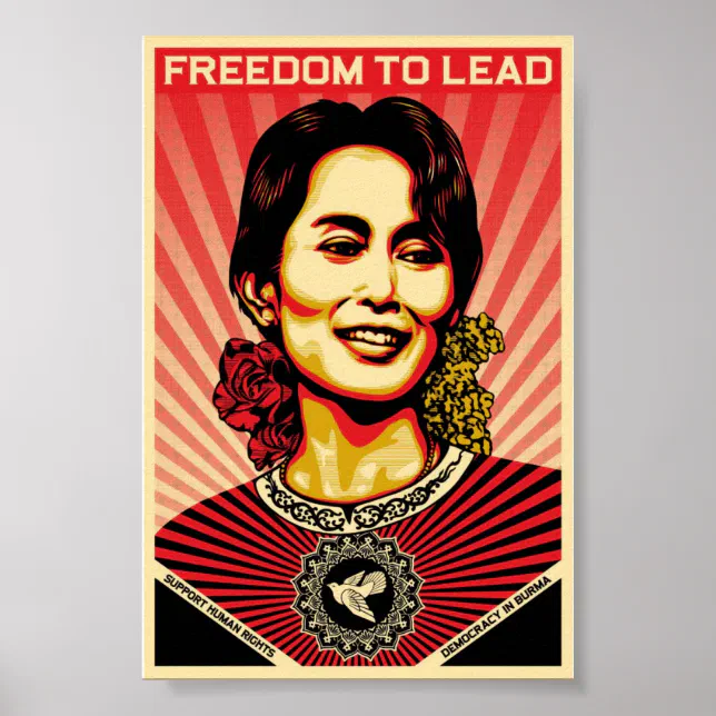 Aung San Suu Kyi Poster | Zazzle