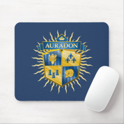 Auradon Crest Mouse Pad | Zazzle