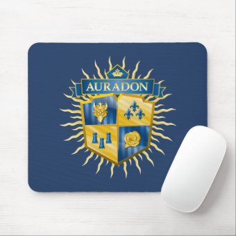 Auradon Crest Mouse Pad | Zazzle
