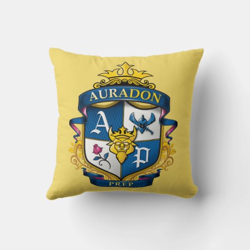 Auradon Prep Crest Throw Pillow | Zazzle