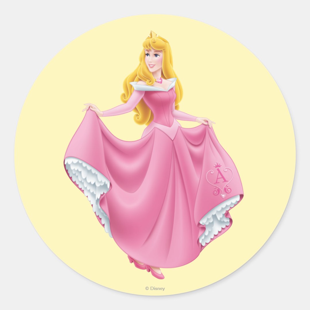 Aurora 1 classic round sticker | Zazzle