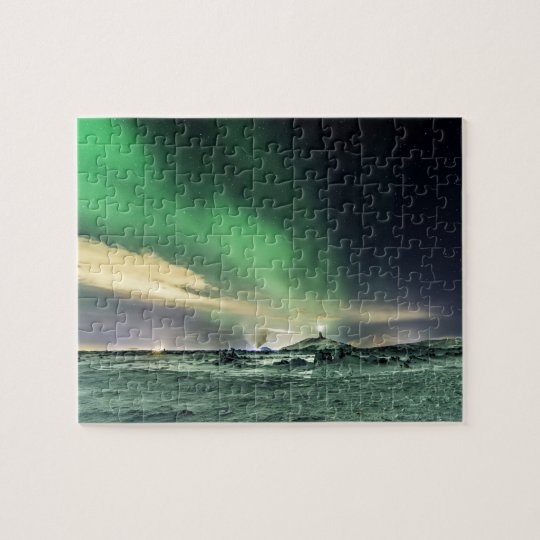 Aurora borealis jigsaw puzzle | Zazzle.com