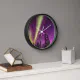 Aurora Borealis Northern Lights Fairbanks Alaska Clock | Zazzle