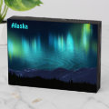 Aurora Borealis - Northern Lights Wooden Box Sign | Zazzle