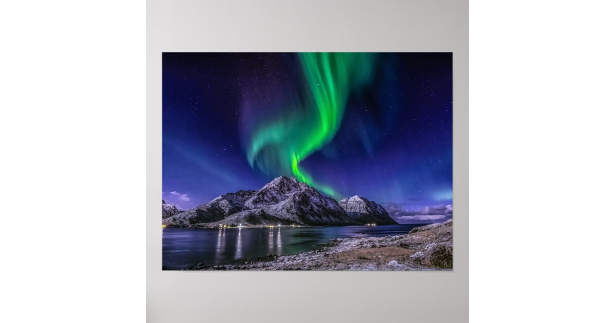 Aurora Brilliance Scenic Skylight Poster | Zazzle