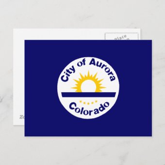 Aurora, Colorado Flag Postcard | Zazzle