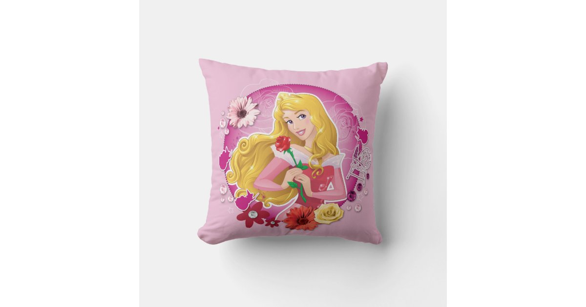 Aurora - Graceful Princess Throw Pillow | Zazzle