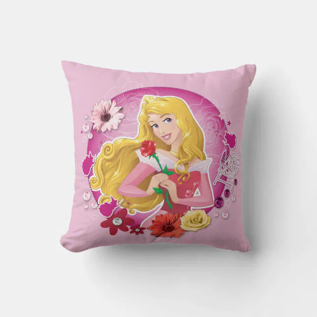 Aurora - Graceful Princess Throw Pillow | Zazzle