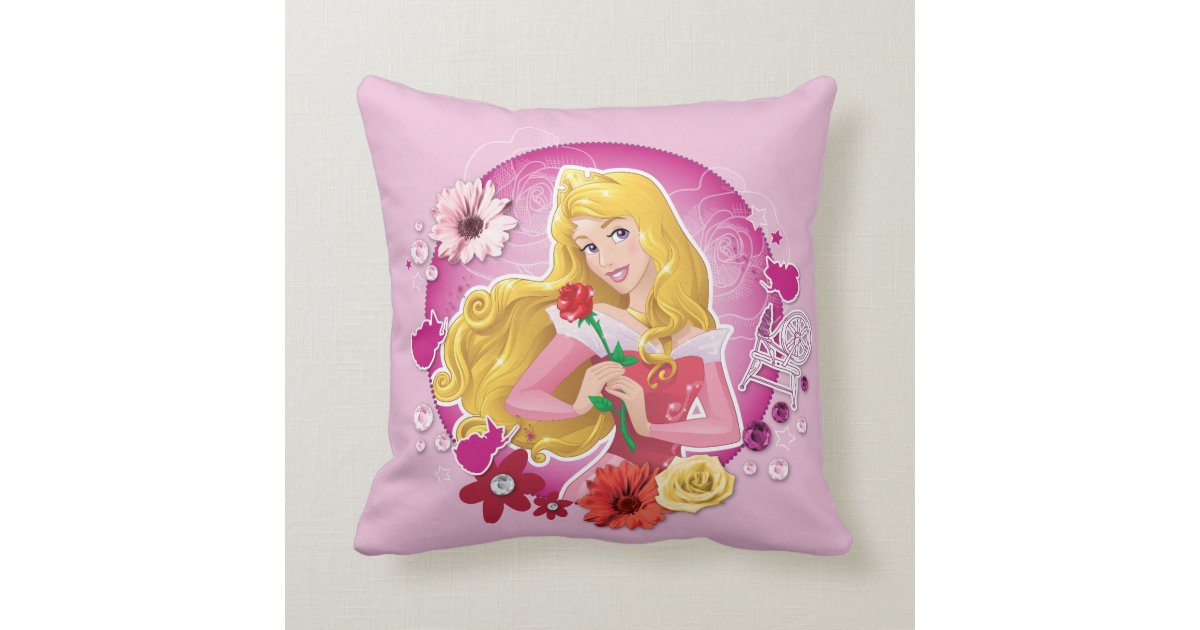 Aurora - Graceful Princess Throw Pillow | Zazzle.com