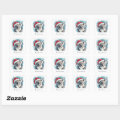 Aussie Christmas Cheer, Koala Bear custom Square Sticker | Zazzle