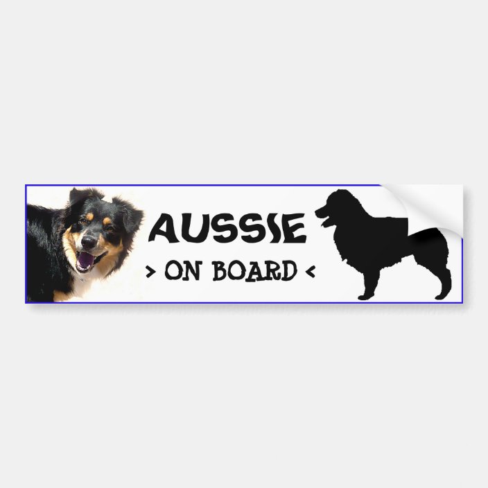 Aussie On Board Sticker | Zazzle.com