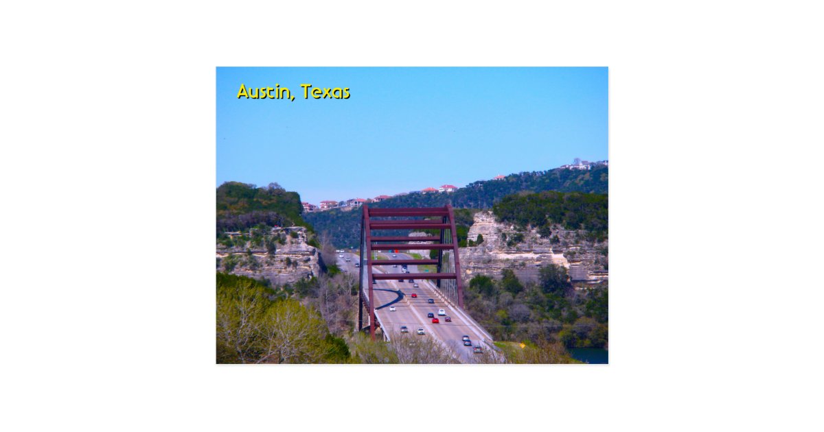 Austin 360 Bridge Postcard | Zazzle.com