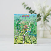 Austin Map Postcard | Zazzle
