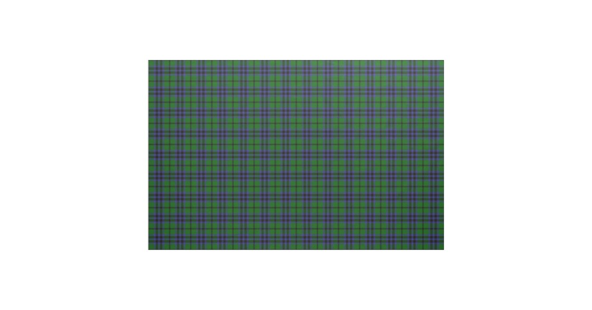 Austin Scottish Clan Tartan Fabric | Zazzle