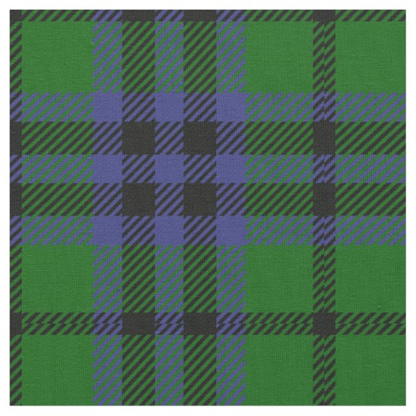 Cooper Scottish Clan Tartan Fabric | Zazzle