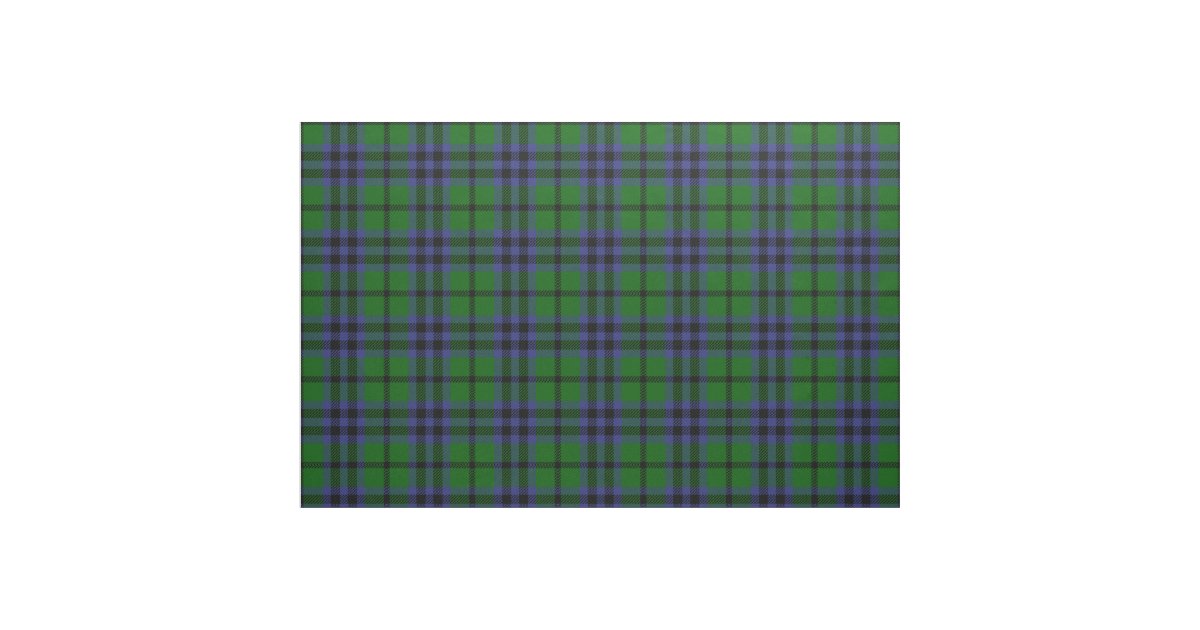 Austin Scottish Clan Tartan Fabric | Zazzle