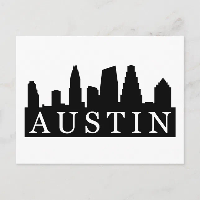 Austin Skyline Postcard | Zazzle
