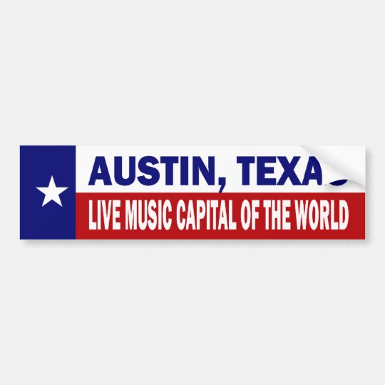 Austin, Texas Bumper Sticker | Zazzle.com