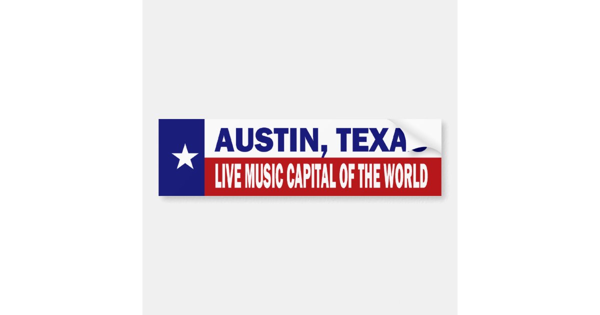 Austin, Texas Bumper Sticker | Zazzle
