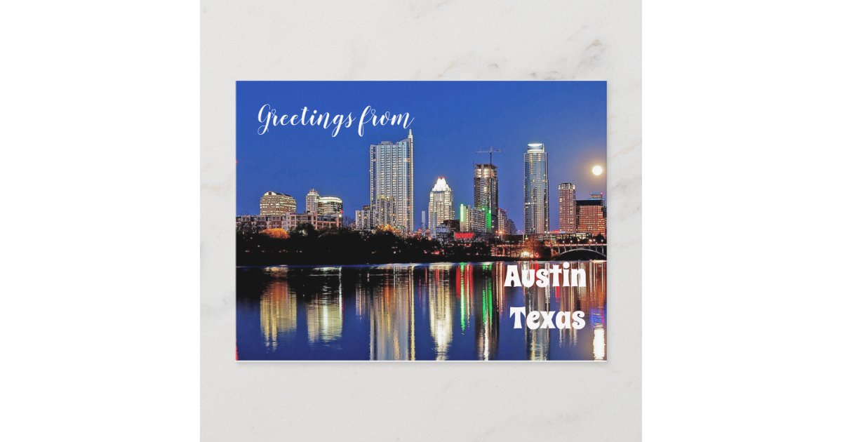 Austin Texas --- Postcard | Zazzle