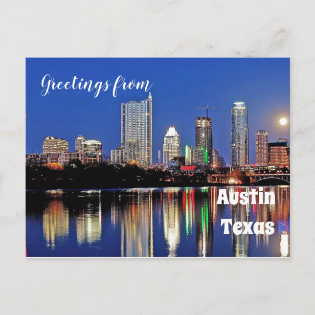 Austin Texas --- Postcard | Zazzle