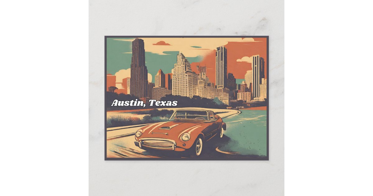 Austin, Texas Postcard | Zazzle