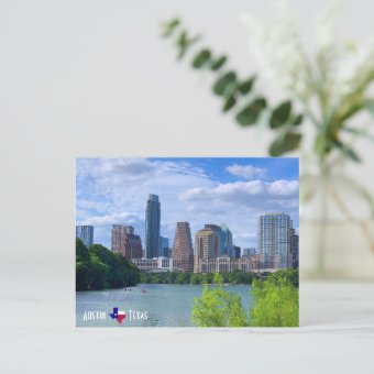 Austin Texas Skyline Postcard | Zazzle