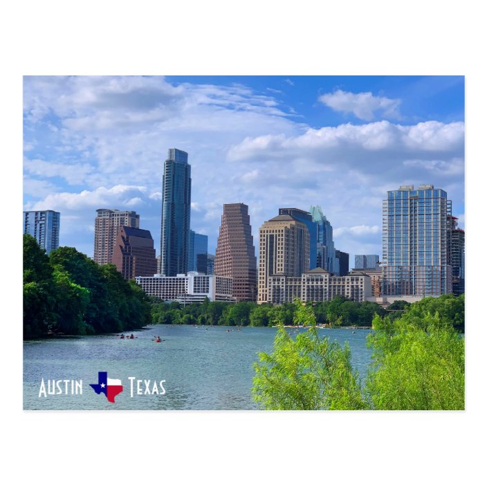 Austin Texas Skyline Postcard | Zazzle.com