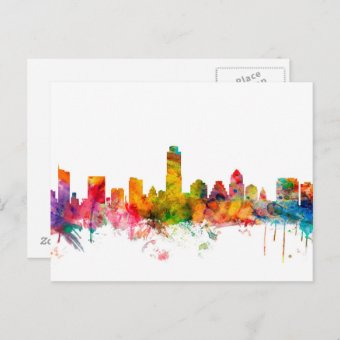 Austin Texas Skyline Postcard | Zazzle