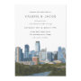 Austin Texas Skyline Wedding Invitation | Zazzle