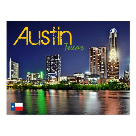 Austin, Texas, U.S.A. Postcard | Zazzle.com