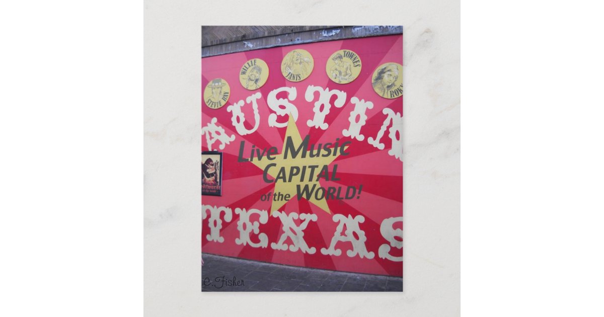 Austin, TX Postcard | Zazzle