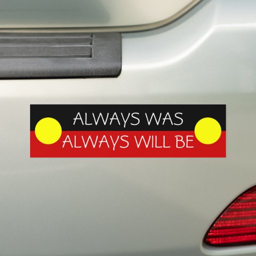 australia aboriginal flag bumper sticker | Zazzle