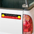 australia aboriginal flag bumper sticker | Zazzle